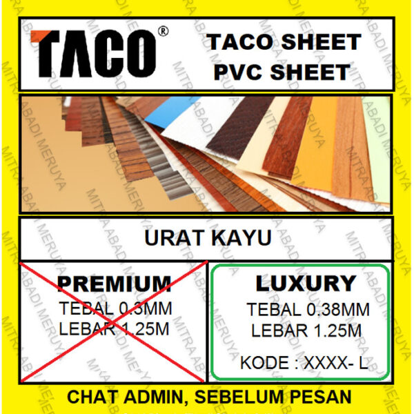 √ Harga Taco PVC Board per Lembar: Panduan Lengkap